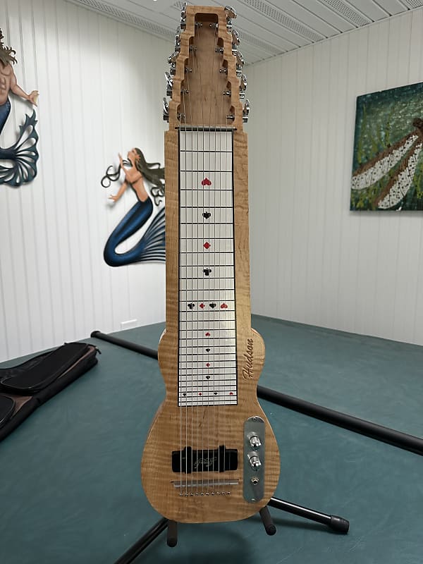 Hudson 10 String Lap Steel Guitar 2000s - Natural Oak | Reverb