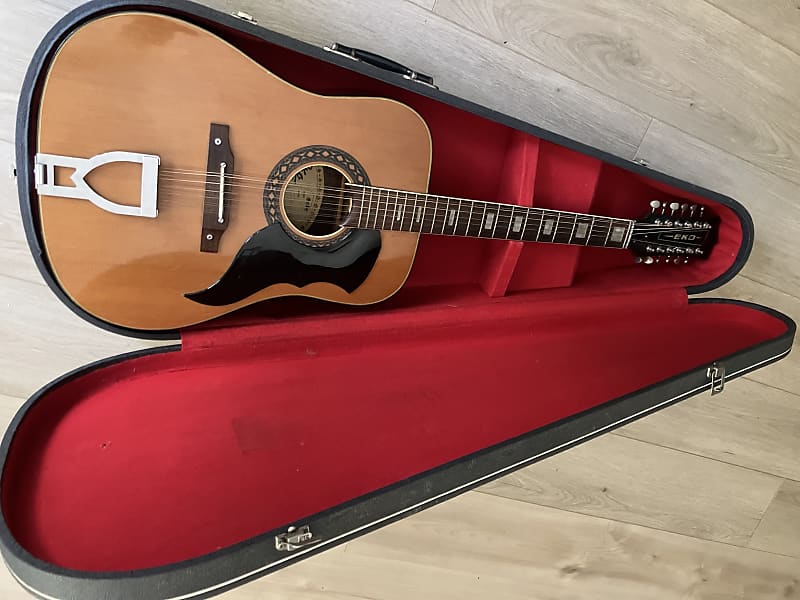 Vintage *** Rare *** Eko Ranger XII 12 String *** Pro set | Reverb