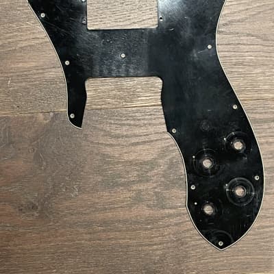 Fender Telecaster Custom Pickguard 1975 - Black | Reverb