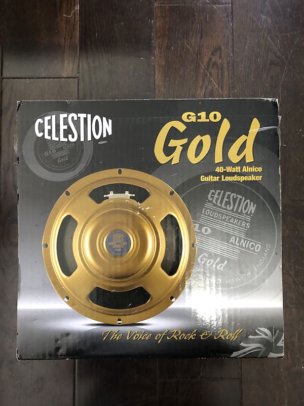 Celestion G10 Gold 10 inch 40-watt Alnico Replacement Guitar | Reverb