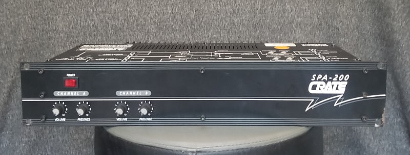 Crate SPA-200 Stereo Power Amp | Reverb