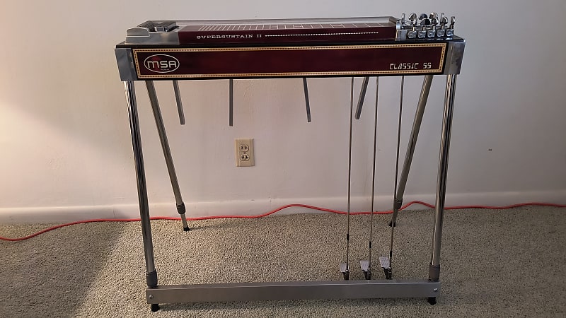 MSA SS 1980s 3x4 S-10 Pedal Steel Guitar w/ Rare Bill | Reverb