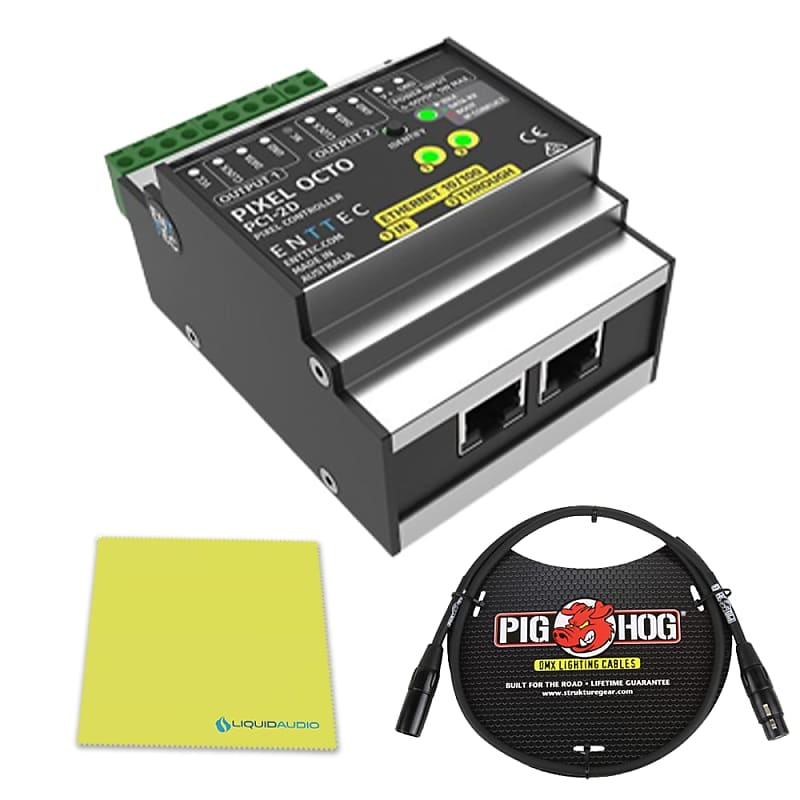 Mint Enttec Pixel Octo PC1-2D 71520 8 Universe DIN Rail LED | Reverb