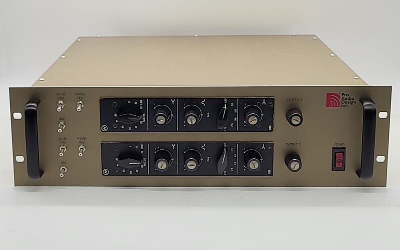 Vintage Neve 1058 MicPre/EQ Modules - Racked Pair | Reverb