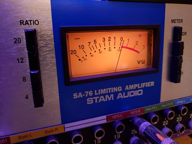 Stam Audio Stam 1176 Revision A "Blue Stripe" silver | Reverb