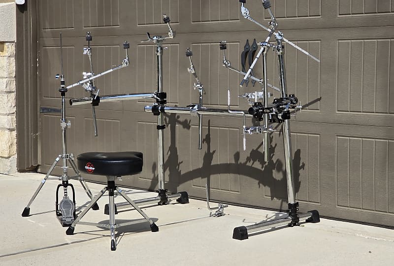 Gibraltar Curved Drum Rack with Side Tiers - Chrome | Reverb