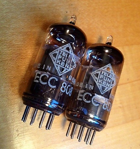 Telefunken Ecc808 1960 west German tube rft | Reverb