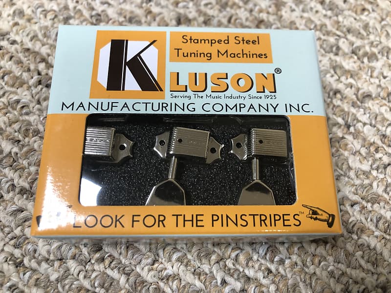Kluson Deluxe Series 3 per side Keystone tuning machines - | Reverb