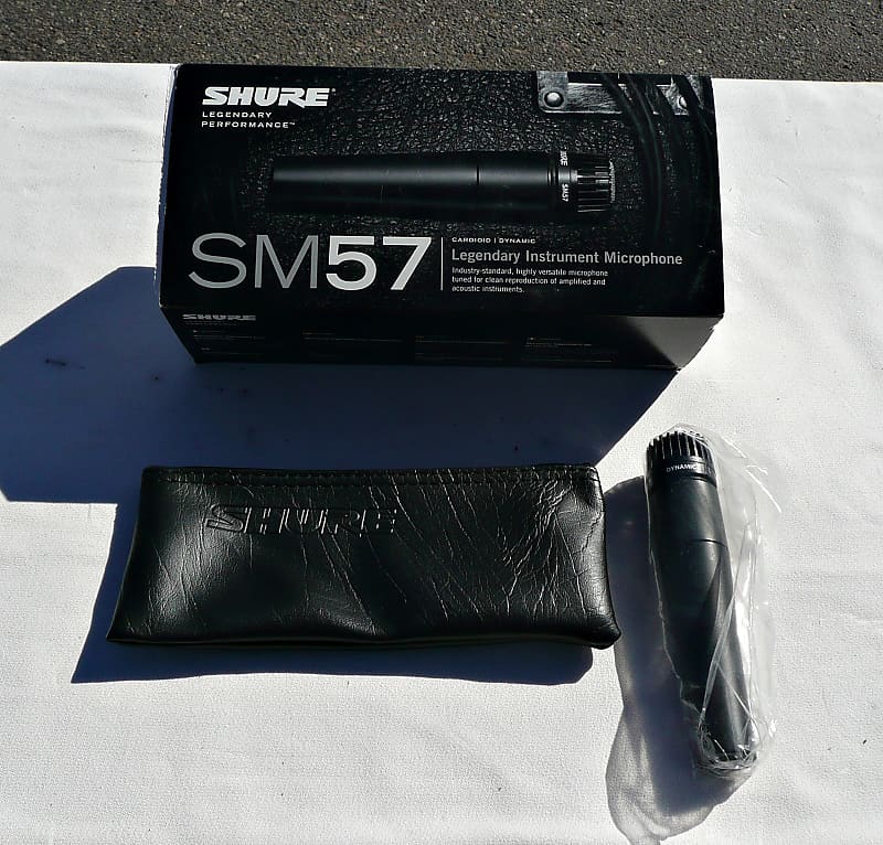 Shure SM57 Dynamic Instrument / Vocal Wired Microphone in | Reverb
