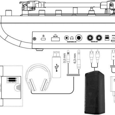 Reloop SPIN Portable Turntable System | Reverb