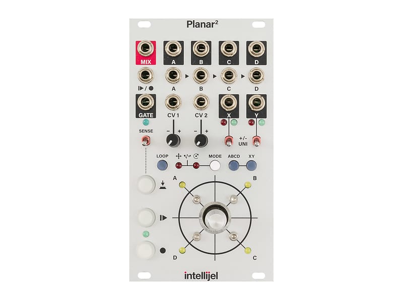 Intellijel Designs Planar 2 Joystick Vector Mixer + Quad | Reverb