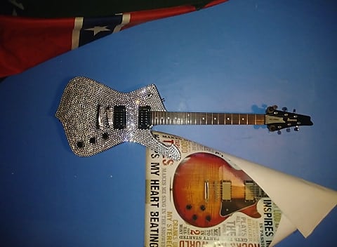 Ibanez Iceman Paul Stanley Signature iceman rhinestone | Reverb