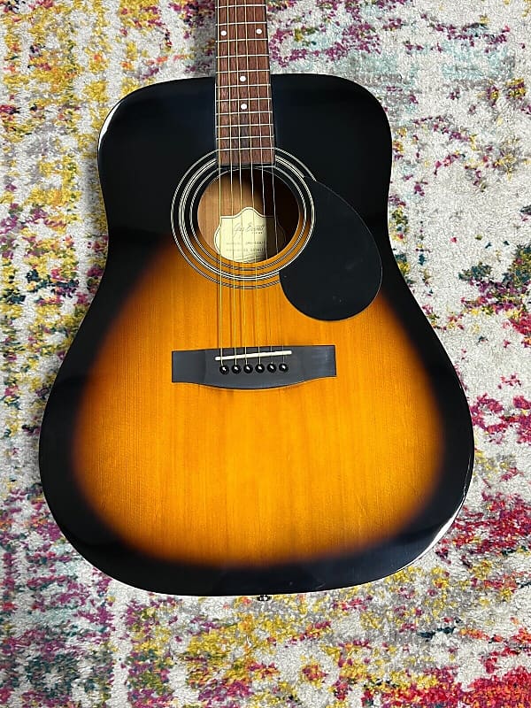 Samick SMS100VS Greg Bennet Arched Back Dreadnought Acoustic | Reverb