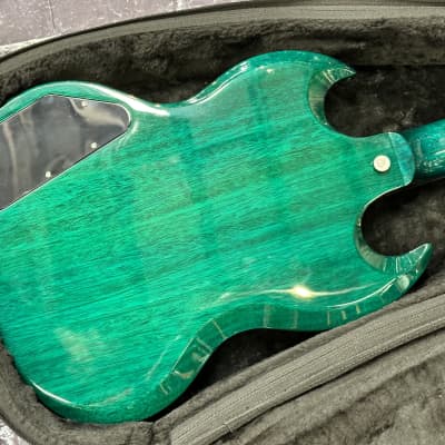 Gibson SG Standard 2024 Translucent Teal New Unplayed Auth | Reverb