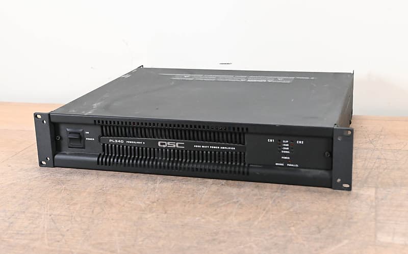 QSC PL340 Powerlight 3 Series 2-Channel Power Amplifier | Reverb