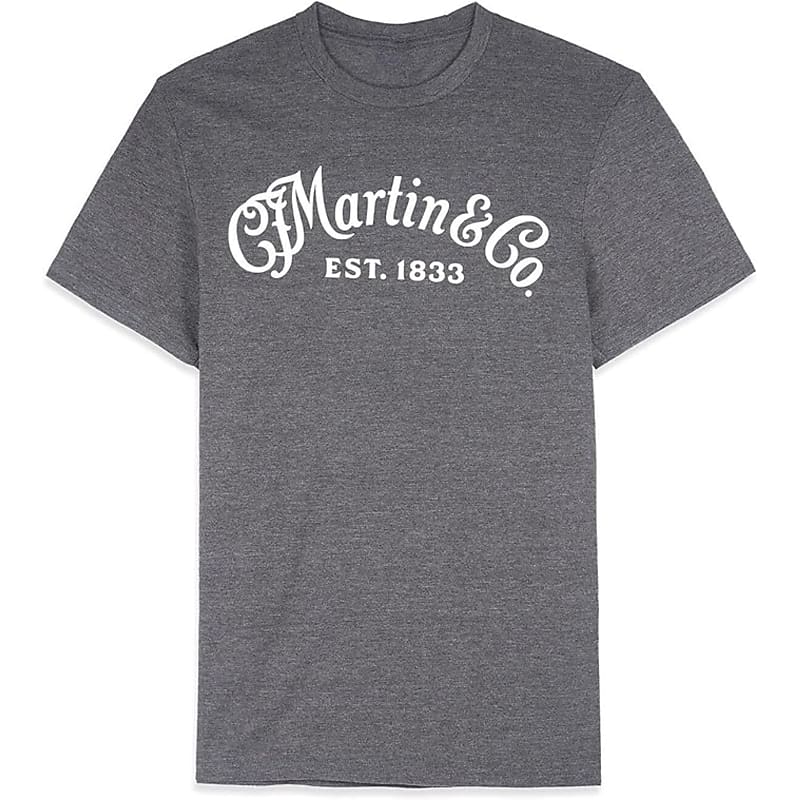 Martin C F Martin Clothing - T Shirt - CFM Logo Charcoal - | Reverb