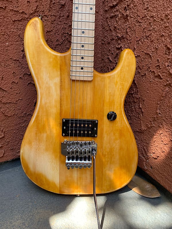 Custom Amber EVH Kramer style 2021 | Reverb