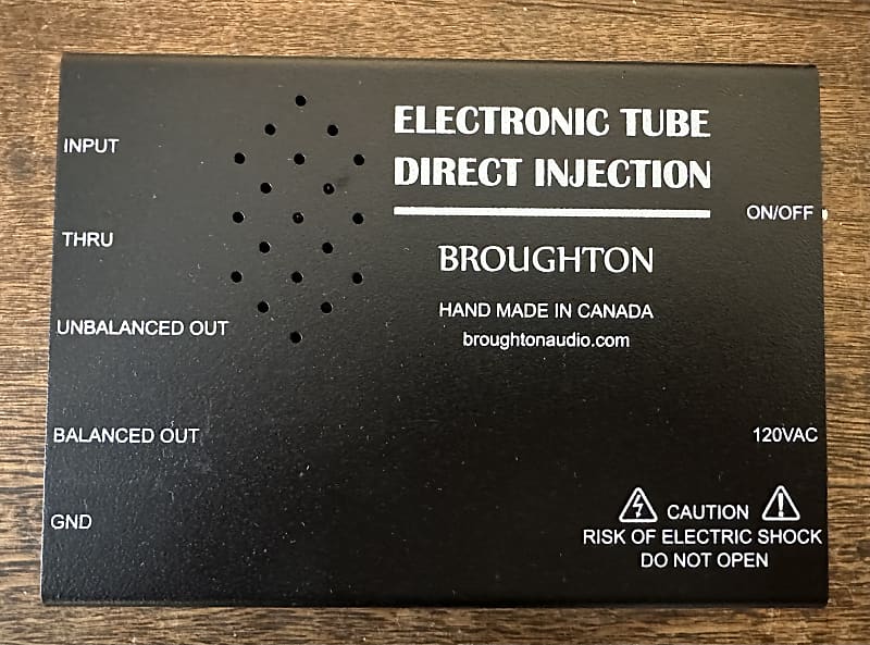 Broughton Audio Electronic Tube Direct Injection | Reverb