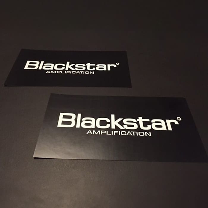 BLACKSTAR AMPLIFICATION STICKERS (2 PACK) INSANELY RARE | Reverb