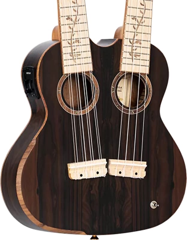 Ortega Hydra Double Neck Ziricote 4-String/8-String | Reverb