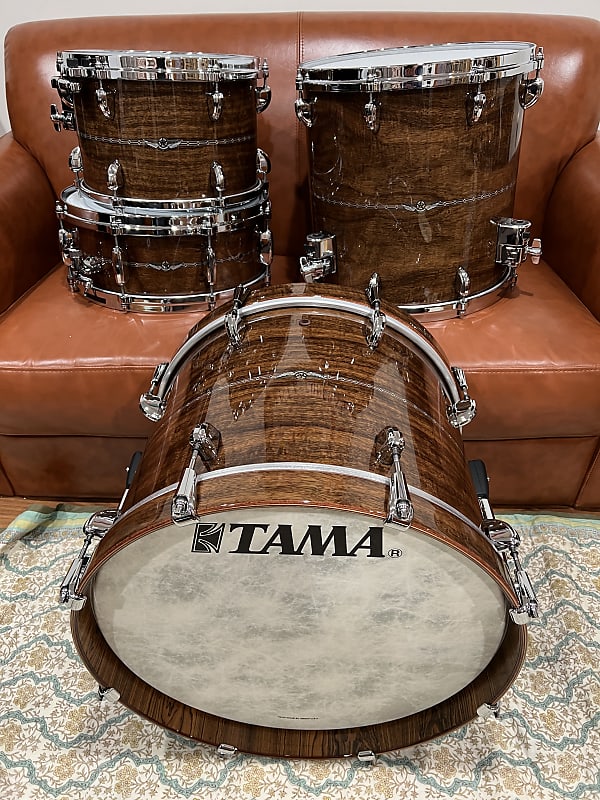 Tama Star - Bubinga Natural Indian Laurel 18/12/14/5x14 Snare | Reverb
