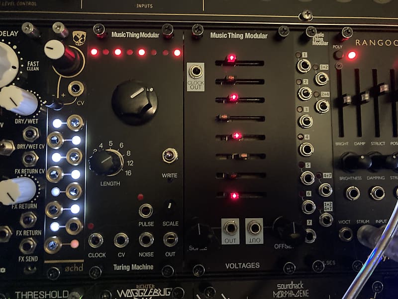 Music Thing Modular / turing machine + voltages + pulses 2022 | Reverb