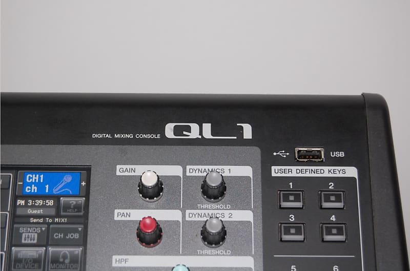 Yamaha QL1 32-Input Audio Digital Console with Dante | Reverb