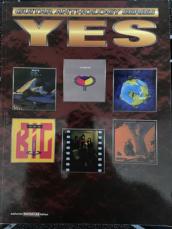 Yes - Guitar Anthology - Guitar Tab / Tablature Book | Reverb
