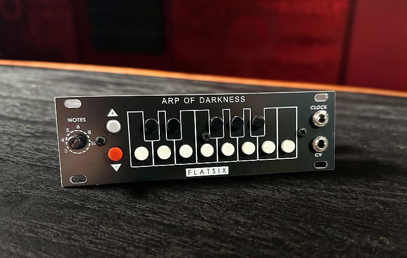FlatSix Modular Arp Of Darkness 2024 - 1U CV Arp with a twist | Reverb