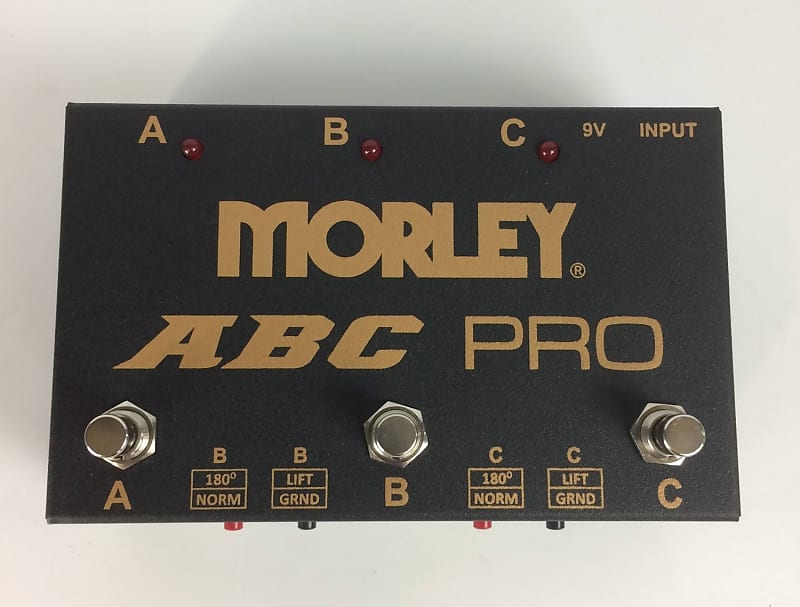 Morley ABC Pro 3-Button Switcher/Combiner Pedal | Reverb