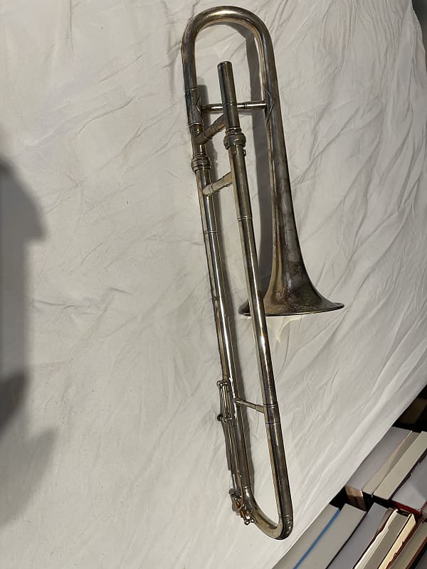 Conn Trombone 16A Wonder Slide Trumpet Cornet 1913 - Silver | Reverb