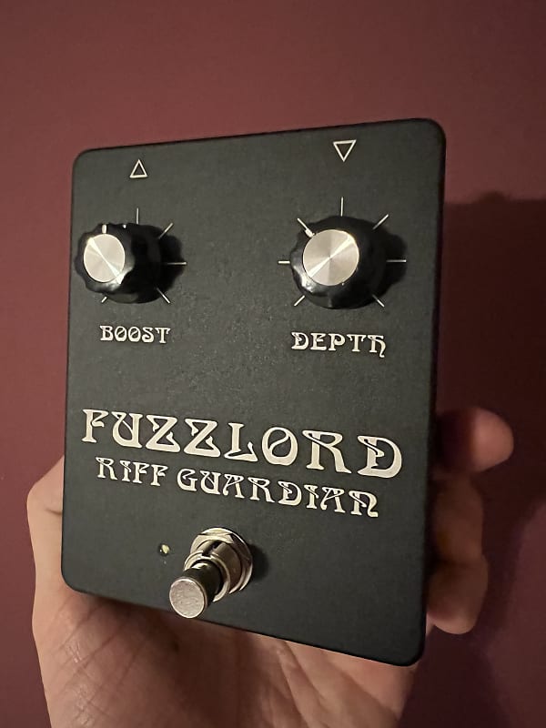FuzzLord Riff guardian - Matte black | Reverb