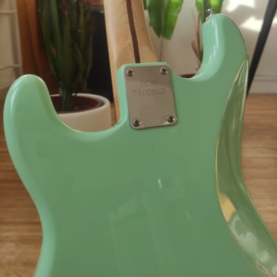 Squier Tom Delonge Stratocaster FSR built- 2023 - Green | Reverb