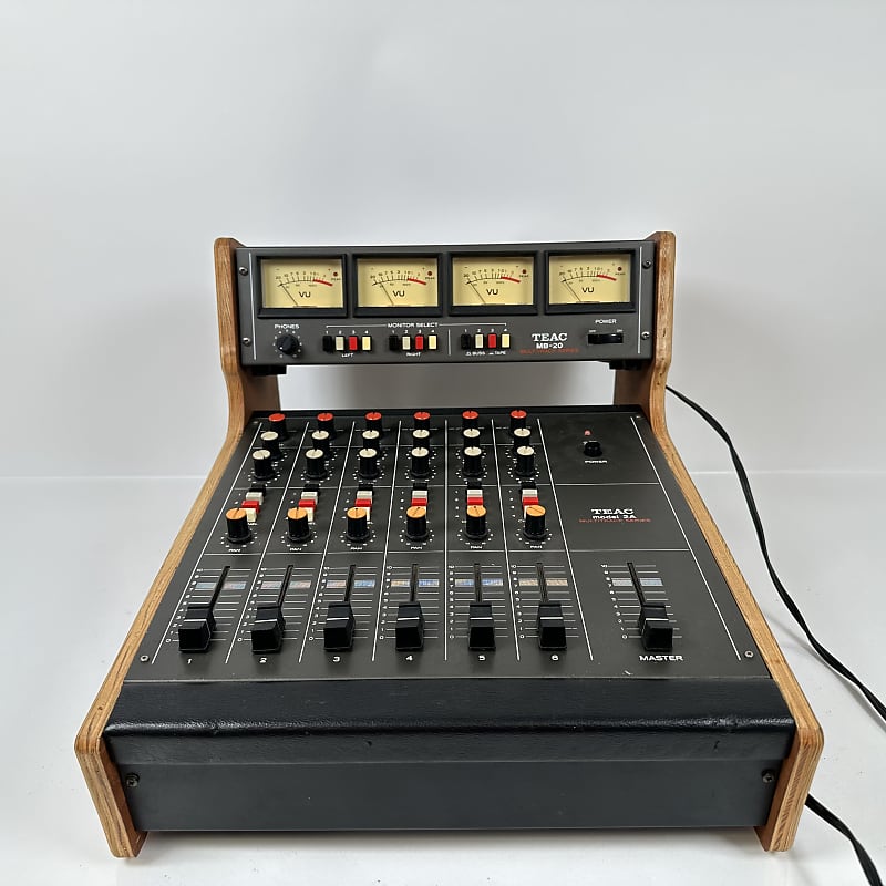 Teac Model 2A 6-Channel Audio Mixer with MB-20 Meter Bridge | Reverb