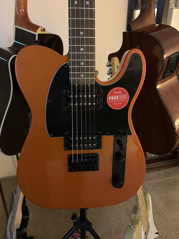 Squier FSR Affinity HH Telecaster with Matching Headcap | Reverb