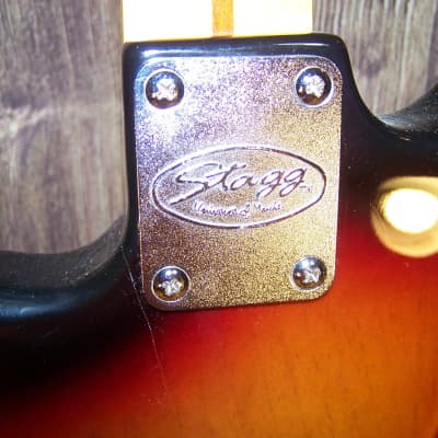 Stagg M350 Jaguar Style Electric Guitar 2000s Tobacco Burst | Reverb