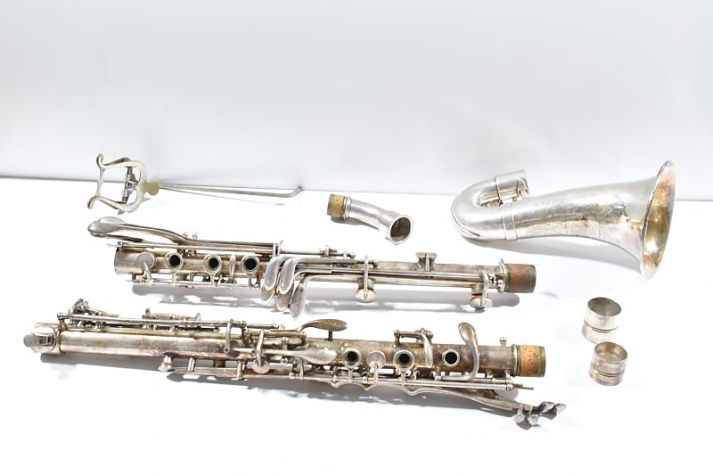 Rare Moennig Metal Alto Clarinet Range to Low Eb Complete w/ | Reverb