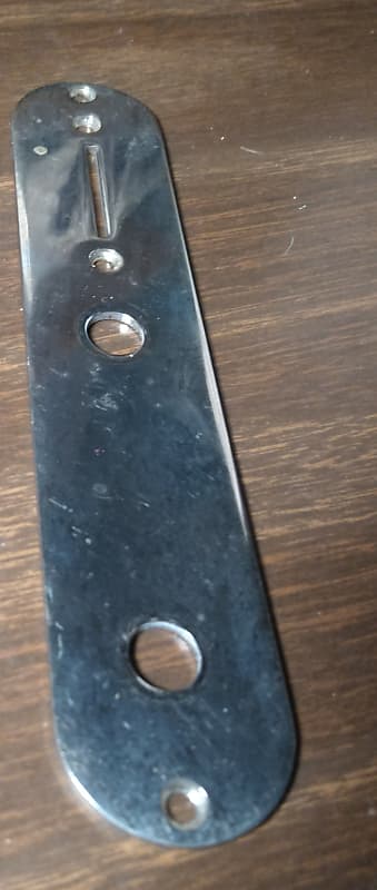 1950s-1960s Fender Telecaster Control Plate Nickel Original | Reverb