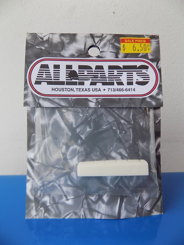 Allparts BN-2227 Slotted Bone Nut for Acoustic Gutiar | Reverb