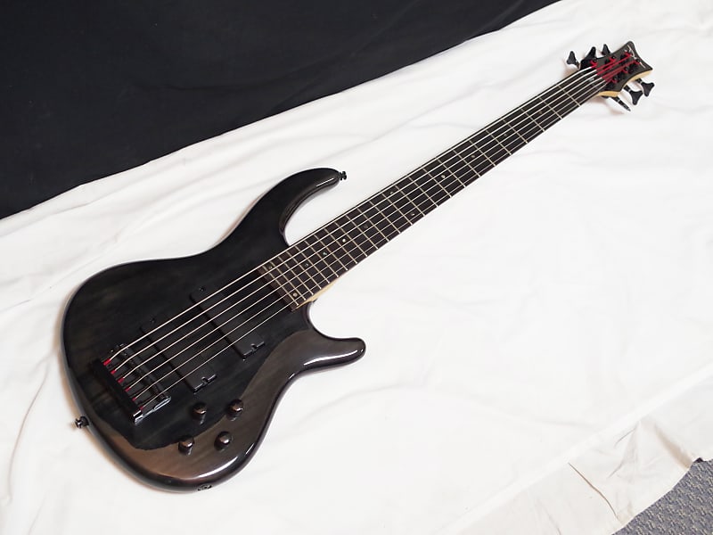 DEAN Edge 6 6-string BASS guitar Trans Black NEW - Basswood | Reverb