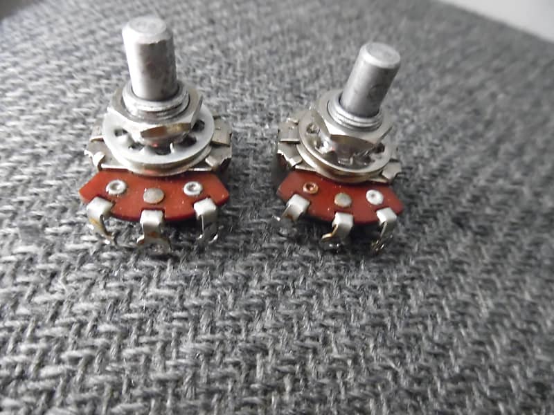 1965 Telecaster Jazzmaster 1 Meg pots | Reverb