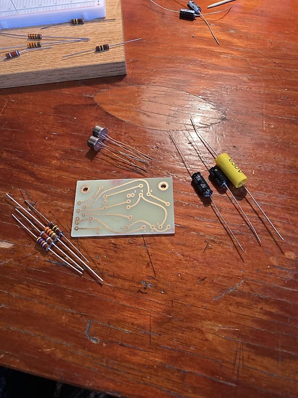 Fuzz Face Vintage Style Parts Kit with NTE103 Germanium | Reverb