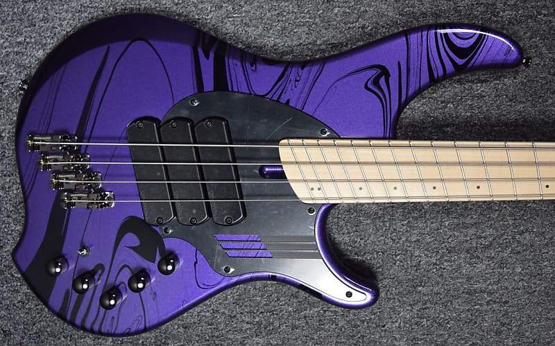 Dingwall NG-3 (4), Purple Mopar Swirl (DC'd Color) with Maple | Reverb