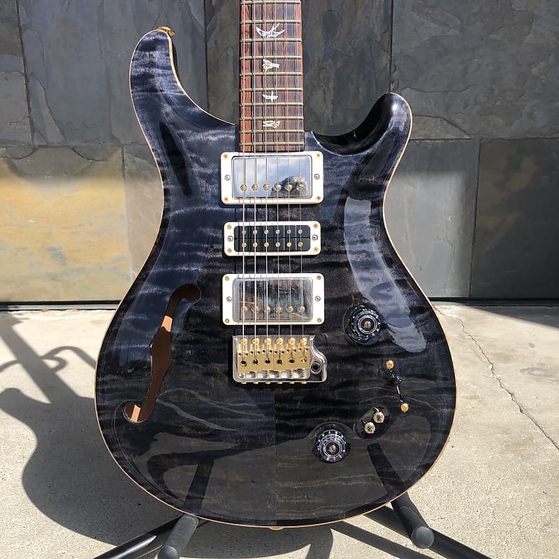 Used 2019 PRS Special 22 10 Top Black Grey Semi-Hollow | Reverb Canada