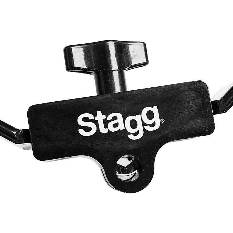 Stagg 1/2 Moon Drumset Tamborine Black | Reverb