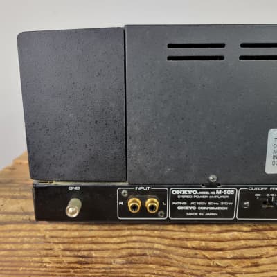 Onkyo M-505 Stereophonic Power Amplifier | Reverb