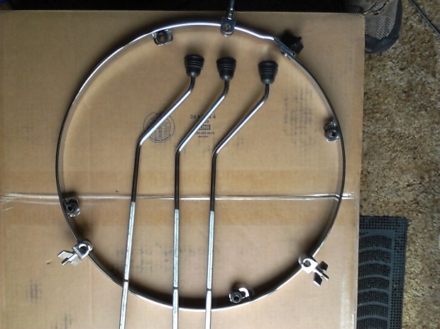 Gauger(Rims) 16" Floor Tom Basket w/ Legs 2000's Chrome | Reverb