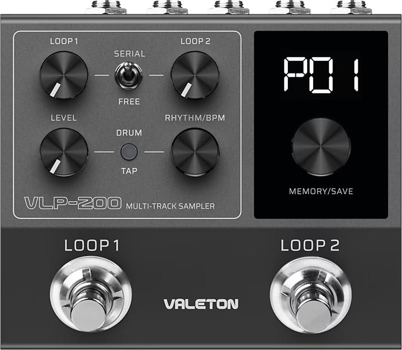Valeton VLP-200 Multi-Track Sampler Looper Effects Pedal | Reverb