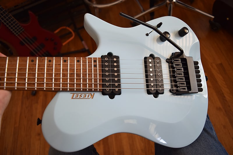 Kiesel Zeus 7 string guitar, Great specs, Excellent condition | Reverb