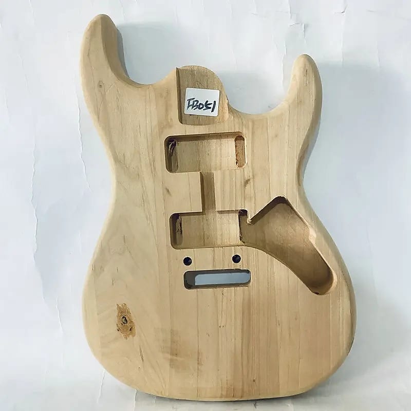 Solid Basswood DIY Guitar Project Body | Reverb